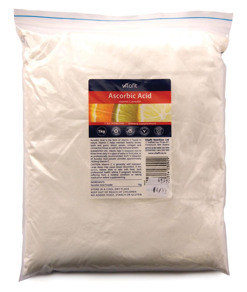 Vitafit Ascorbic Acid Powder 1kg | HealthyMe
