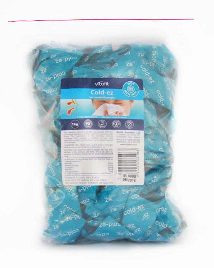 Cold-ez Lozenges - Hot Menthol | HealthyMe